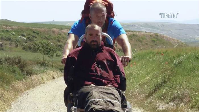 “I’ll Push You.” (Video) – camino times two