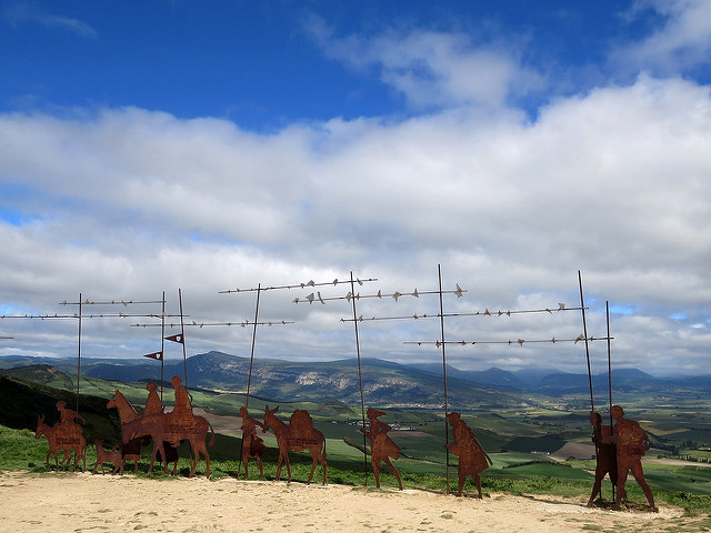 The Surprising Story Behind the Sculpture on Alto del Perdón – camino ...